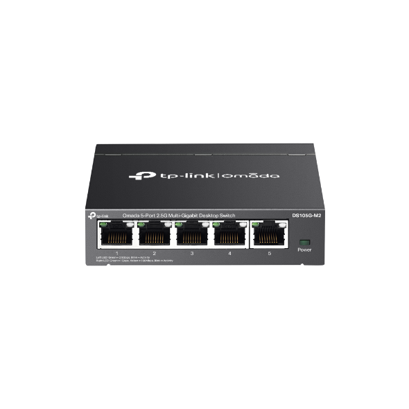 Omada Unmanaged 5-Port 2.5G Multi-Gigabit Desktop Switch, Plug and Pla