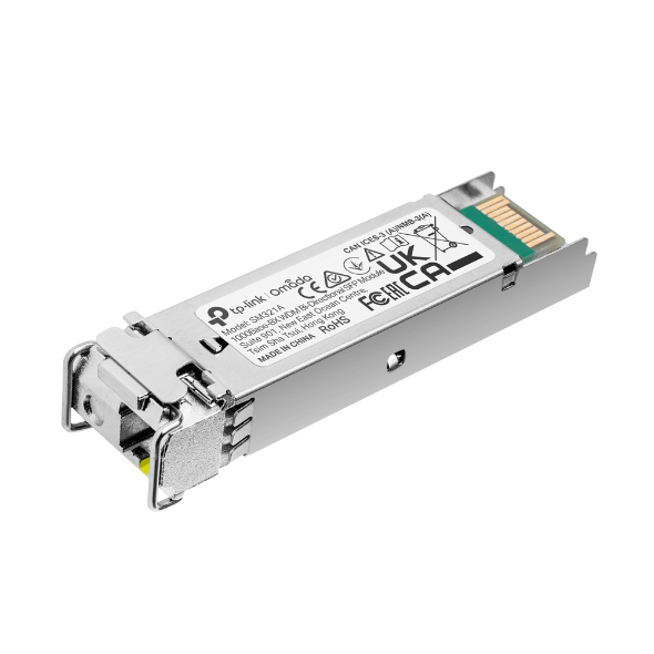 Omada Gigabit Single-Mode WDM Bi-Directional SFP Module, LC Connector,